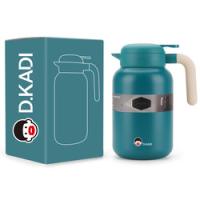 China 1300ml 2000ml Double Wall Stainless Steel Vacuum Insulated Coffee Carafe Thermos Hot Water Tea Pot for sale