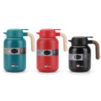 China 1300ml 2000ml Double Wall Stainless Steel Vacuum Insulated Coffee Carafe Thermos Hot Water Tea Pot for sale
