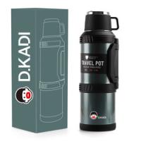 China 4L Large Vacuum Insulated Stainless Steel Fishing Water Bottle Drink Thermal Flask Camping Travel for sale