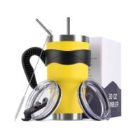 China Double Wall 304 SS Inner Vacuum Tumbler / Mug Customized Color for sale