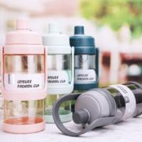 China PP Plastic Sports Bottle 500ml Coffee Mugs Customized Printing Accept for sale