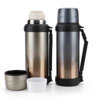 China 600ml 800ml 1000ml Stainless Steel Vacuum Travel Pot Customized Logo for sale