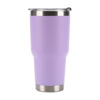 China Double Wall 304 SS Inner Vacuum Tumbler / Mug Customized Color for sale