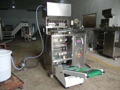 China 8 Lines Sauce Vertical Packing Machine Full Automatic For Making Four Sides Sealing Bag for sale