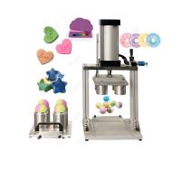 China Hot Sale Pneumatic Manual Small Single four mold Bath Fizzer Bath Bombs Press Making Forming Machine for sale