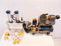 China Hot Sale Pneumatic Manual Small Single four mold Bath Fizzer Bath Bombs Press Making Forming Machine for sale