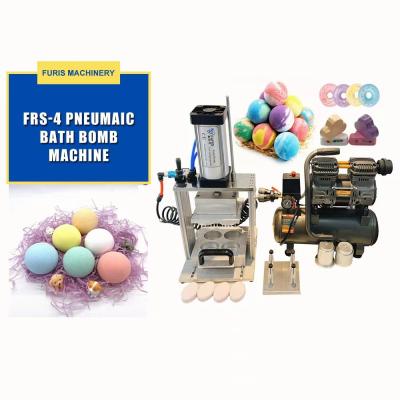 China Desktop Small Bath Bomb Press Making Machine With 4pcs mold best price for sale