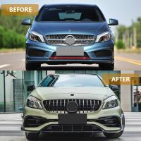 China Modern Luxury Design Style for BENZ A Class Body Kit Supply A45 AMG Grille Rear Bumper for sale