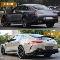 China Custom Logo Accepted AMG GT C190 W290-GT63 Rear Lip Tailpipe Modification for Benz for sale