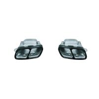 China Mercedes-Benz CLA W117 2013-2019 four-out tail throat Black Chrome Exhaust Muffler Pipe for sale