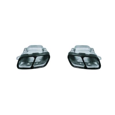 China Mercedes-Benz CLA W117 2013-2019 four-out tail throat Black Chrome Exhaust Muffler Pipe for sale