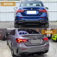 China Unleash the Power of Your A Class W177-A45 Mercedes Benz Rear Body Kits with Tail Lip for sale