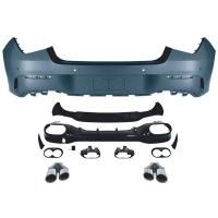 China Mercedes Benz CLA W118 Rear Bumper and Diffuser Lip with Throat Exhaust Other Body Parts for sale