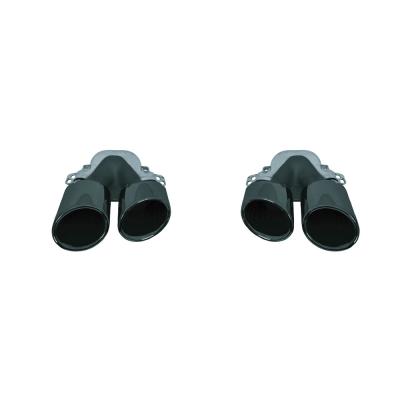 China Upgrade Your CLA to a Modern Luxury with this Split Ellipse Tailpipe Throat in Black for sale