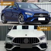 China Replace/Repair W177-GT-R Front Bumper Grille for Mercedes Benz A Class W177 GT Grille for sale