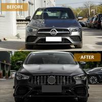 China Mercedes-Benz W118 CLA GT Style Car Body Kits 2020-2024 Modified Front Bumper Grille for sale