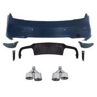 China 2011-2014 C Grade Car Model Rear Bumper Upgrade with Diffuser and Exhaust Tailpipe for sale