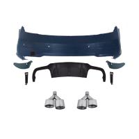 China 2011-2014 C Grade Car Model Rear Bumper Upgrade with Diffuser and Exhaust Tailpipe for sale