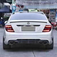 China 2011-2014 C Grade Car Model Rear Bumper Upgrade with Diffuser and Exhaust Tailpipe for sale