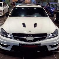 China Mercedes-Benz C-Class W204 with Full Set Carbon Fiber Engine Hood Tested for sale