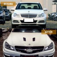 China Mercedes-Benz C-Class W204 with Full Set Carbon Fiber Engine Hood Tested for sale
