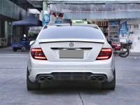 China Morden Luxury Rear Bumper Diffuser PP Plastic for Mercedes-Benz C-Class W204 Upgrade for sale