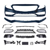 China Customized C63 AMG Style Front Bumper Grille for Mercedes Benz C-Class W205 2015-2018 for sale