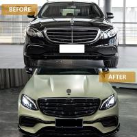 China Front Lip for Mercedes-Benz E-Class W213/C238-E63 2016-2020 AMG Logo Custom Accepted for sale
