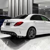 China Auto Accessories Car Side Skirts Benz C Modified to C63 AMG Style 2015-2018 Body Kits for sale