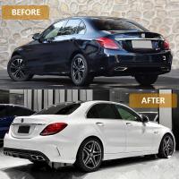 China Auto Accessories Car Side Skirts Benz C Modified to C63 AMG Style 2015-2018 Body Kits for sale