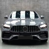 China E-Class W213 2016- AMG 21-23 Body Kit Car Bumpers Front Lip Rear Diffuser Exhaust Tips Side Skirts for Benz for sale