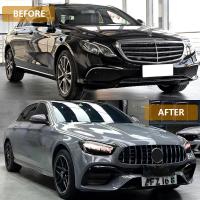 China E-Class W213 2016- AMG 21-23 Body Kit Car Bumpers Front Lip Rear Diffuser Exhaust Tips Side Skirts for Benz for sale
