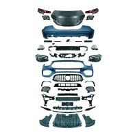 China E-Class W213 2016- AMG 21-23 Body Kit Car Bumpers Front Lip Rear Diffuser Exhaust Tips Side Skirts for Benz for sale