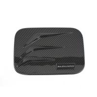 China 2024 Toyota Alphard Carbon Fiber Chrome Fuel Tank Trim Cover Exterior Accessories OEM for sale