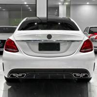 China 15-18 Mercedes-Benz C-class W205 Body Kit Morden Luxury Design Style Tail Throat Pipe for sale
