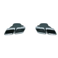 China Polished Stainless Steel Exhaust Tip C63 AMG Style for 15-18 Mercedes-benz C- Class W205 for sale