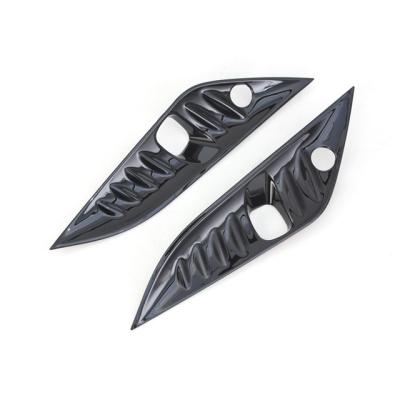 China 2024 Toyota Alphard Carbon Fiber Chrome Decoration Styling ABS Front Fog Light Cover for sale
