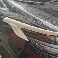 China Toyota Alphard Vellfire 2024 Car Front Light Head Lamp Eyebrow Cover Headlight Trims for sale