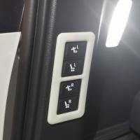 China Stainless Steel Third Row Seat Adjustment Button Frame Decoration for Toyota Alphard2024 for sale