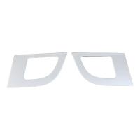 China ABS Carbon Fiber Car Door Horn Cover Frame for 2024 Toyota Alphard in White/Black/Tan for sale