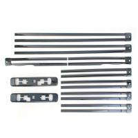 China Stainless Steel Decorative Rail Trims for Toyota Alphard Vellfire2024 Interior Kits for sale