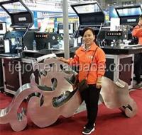China Acrylic Advertising Signs CNC Letter Slotting Machine With 200KG Weight for sale