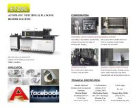 China EJON ET20C V-Cutting Trim-less Letter Reverse Letter Bending Machine for Stainless Steel and Aluminum for sale