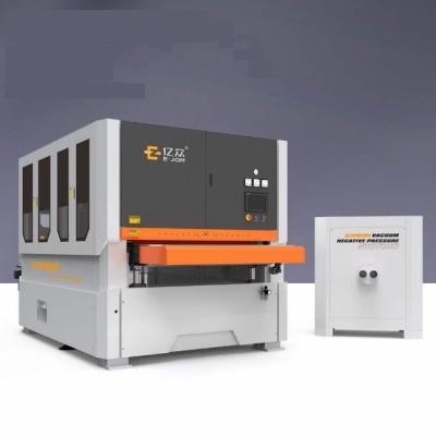 China 47kW Ejon YZ1300SS Dual Motors Inverter Control Deburr Equipment Industry Panel Sheet Metal Automatic Sanding Steel Polishing Machine for sale