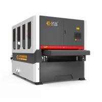 China 47kW Ejon YZ1300SS Dual Motors Inverter Control Deburr Equipment Industry Panel Sheet Metal Automatic Sanding Steel Polishing Machine for sale