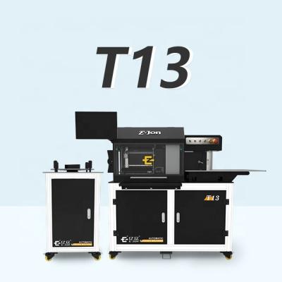 China T13 Aluminum Bending Machine 3D Signs 0.4-1.2MM Thickness Slotting Method Plane Cutter for sale