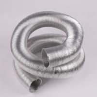 China AC Electric Aluminium Semi Rigid Flexible Duct for Air Conditioning 100-315mm for sale