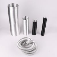 China AC Electric Aluminium Semi Rigid Flexible Duct for Air Conditioning 100-315mm for sale