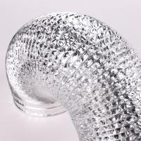 China AC Electric Aluminium Semi Rigid Flexible Duct for Air Conditioning 100-315mm for sale