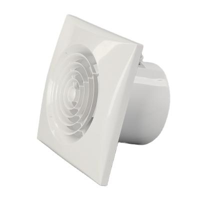 China AC Electric 6 Inch Bathroom Wall Mounted Louver Axial Air Extractor Fan White Black for sale